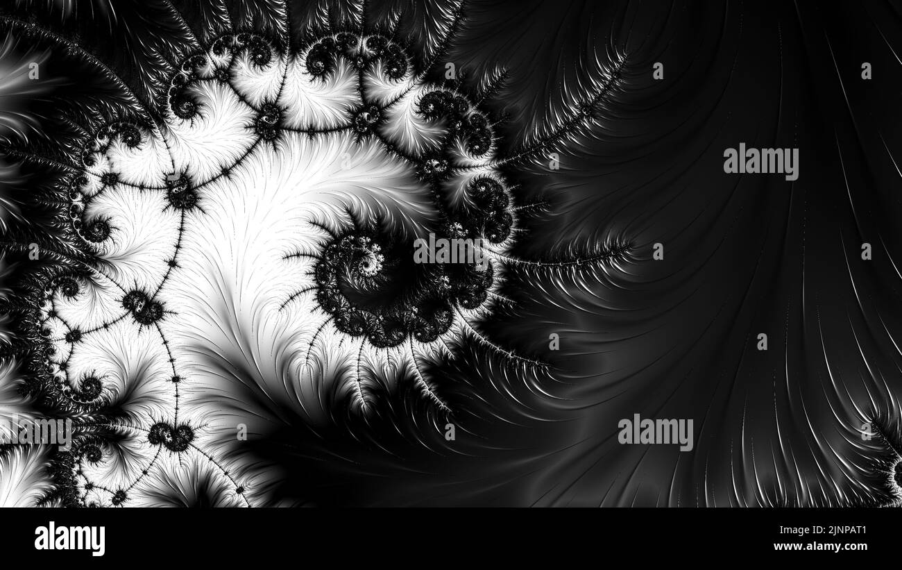 Abstract Computer generated Fractal design. A fractal is a never-ending ...