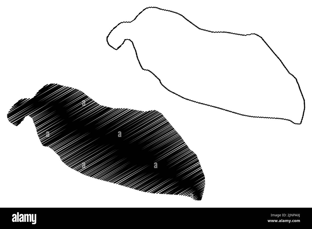 Longue island (Republic of Seychelles, Indian Ocean, Inner Islands) map ...