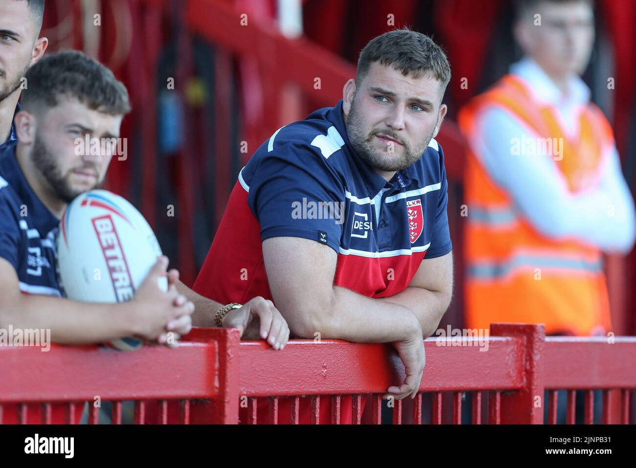 Zach Fishwick #34 of Hull KR who was a spectator at last night's match ...