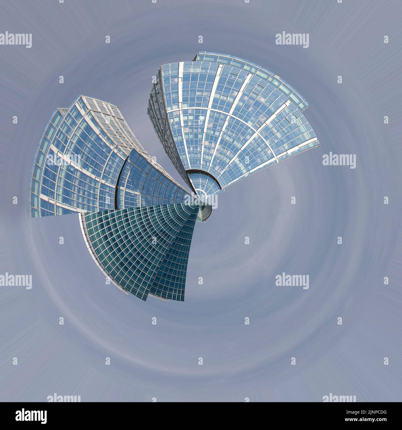 Aerial summer city view with High rise buildings Stock Photo - Alamy