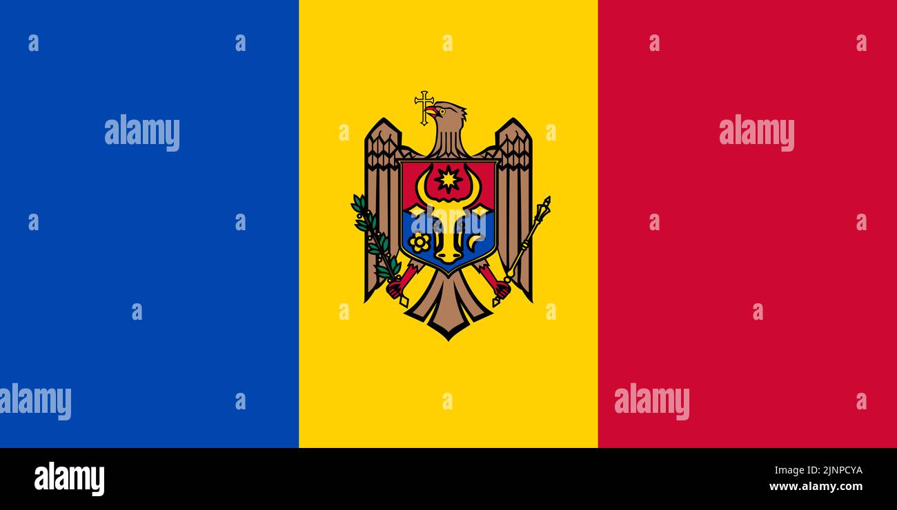 The national flag of the world, Moldova Stock Vector Image & Art - Alamy