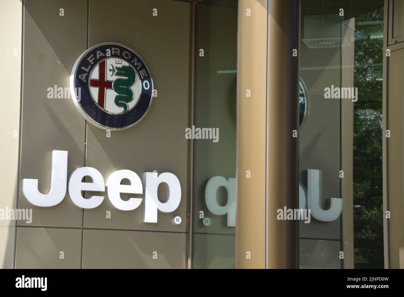 Berlin, Germany - August 2022 - Alfa Romeo Jeep Store at ...