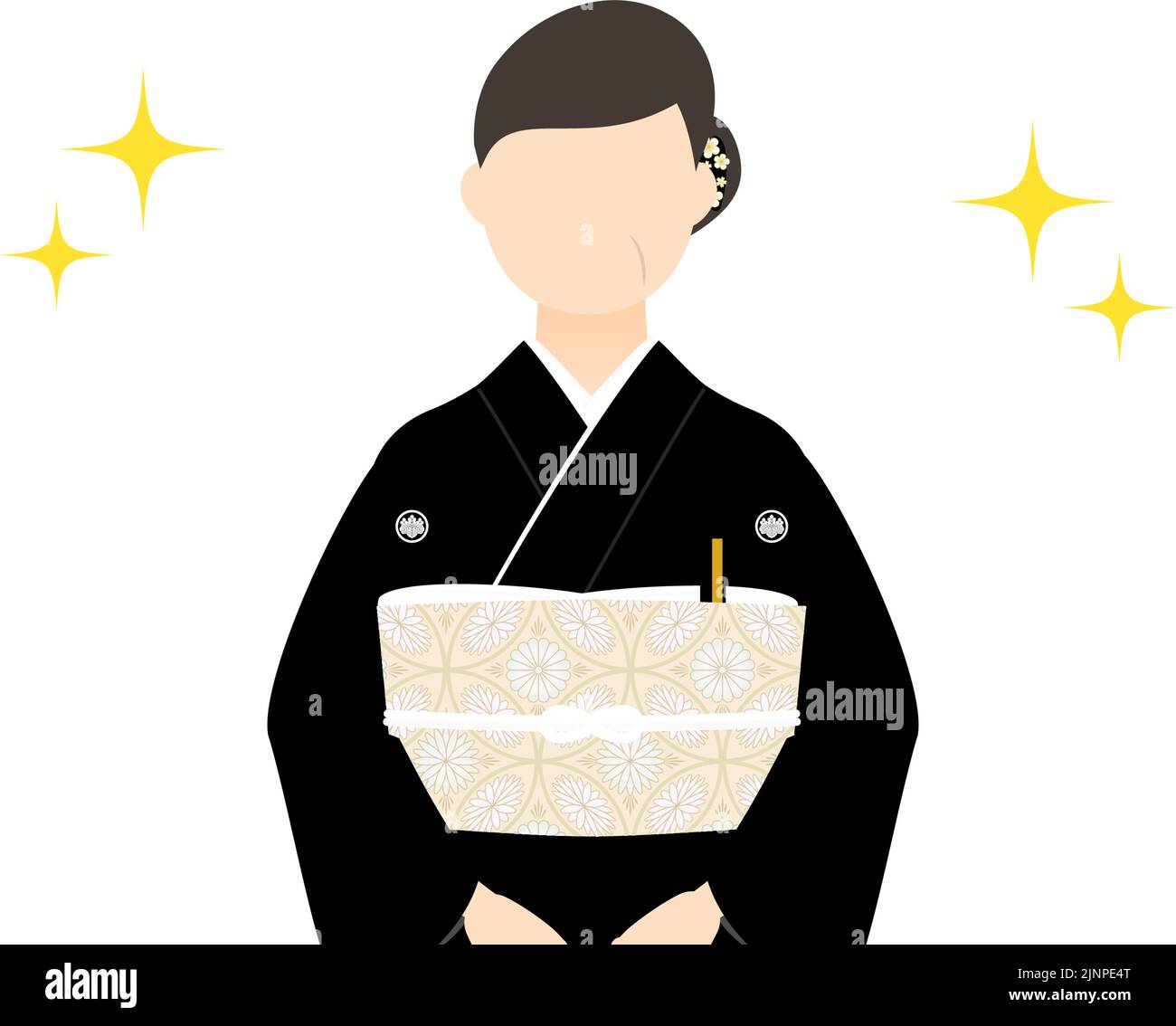 Top view elegant woman Stock Vector Images - Alamy