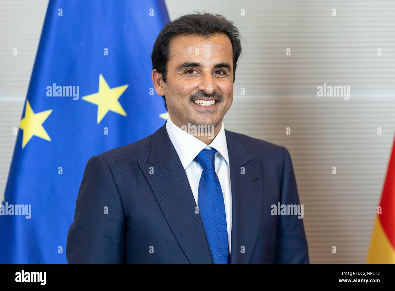 Berlin, Deutschland. 20th May, 2022. Emir of the State of Qatar, Sheikh ...