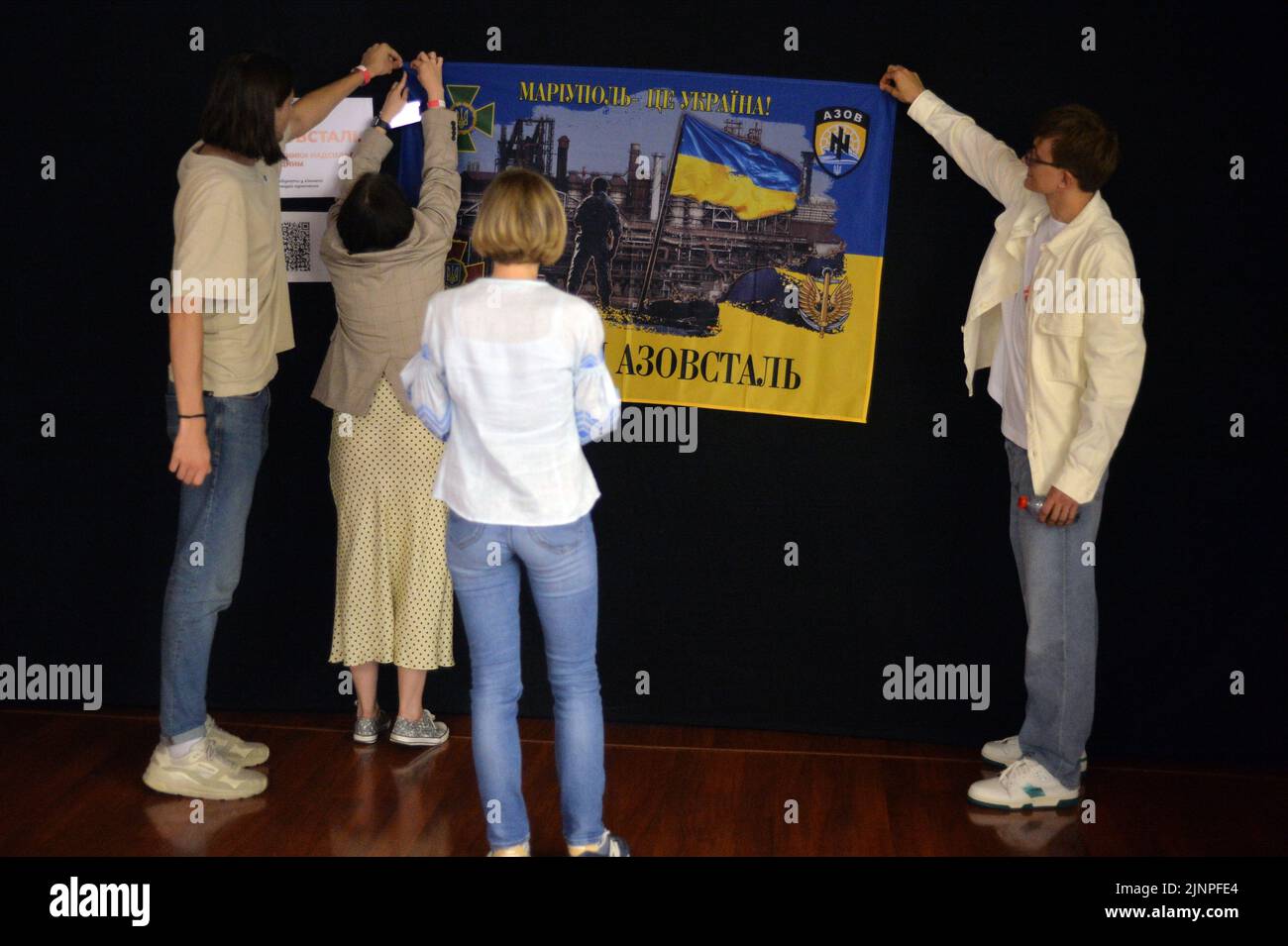 Non Exclusive: KYIV, UKRAINE - AUGUST 12, 2022 - Visitors attend the ...