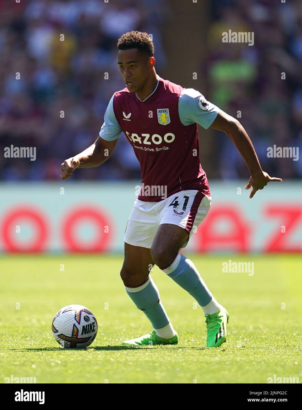 Aston Villa's Jacob Ramsey during the Premier League match at Villa ...