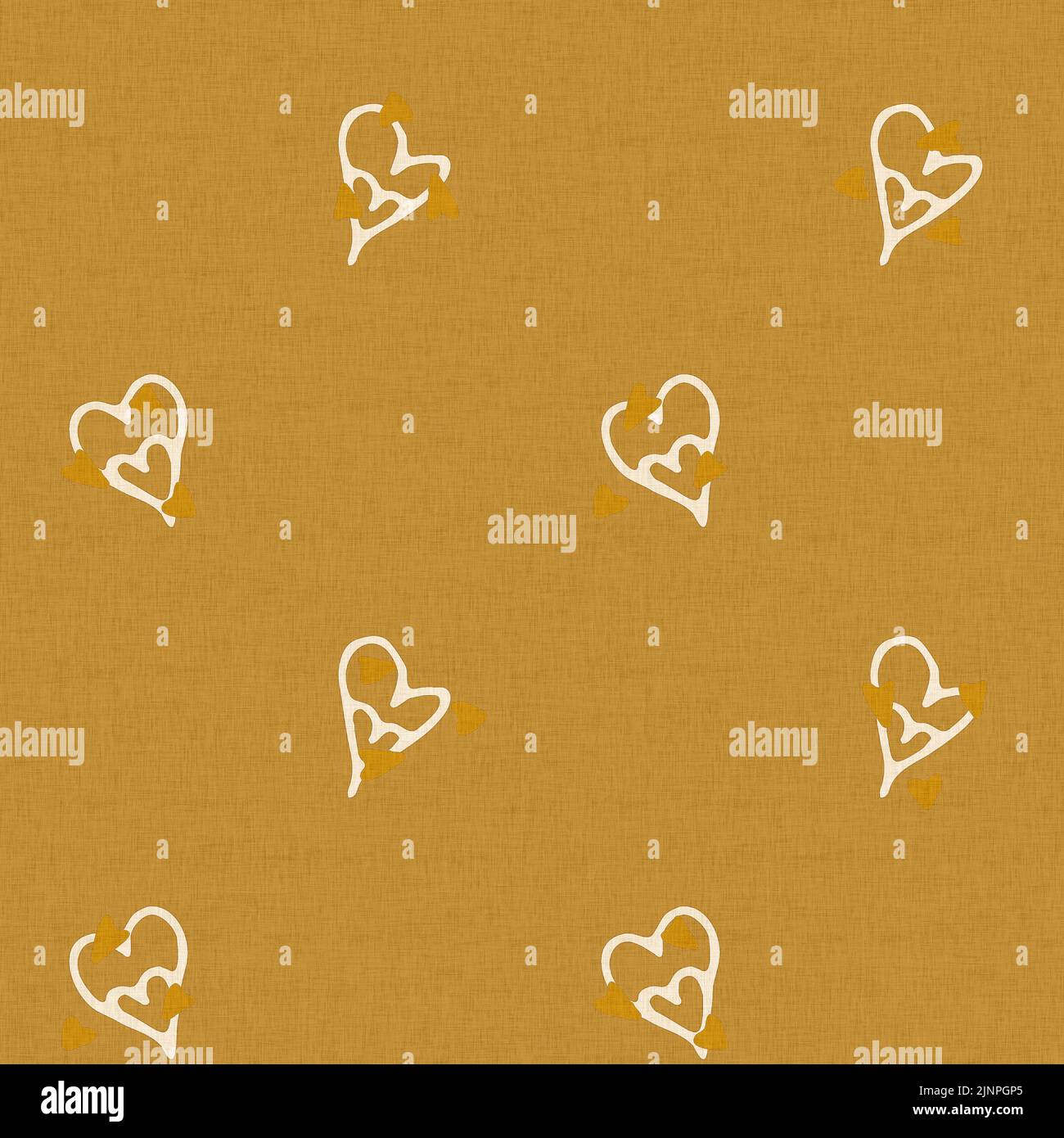 Gender neutral love heart seamless raster background. Simple whimsical ...