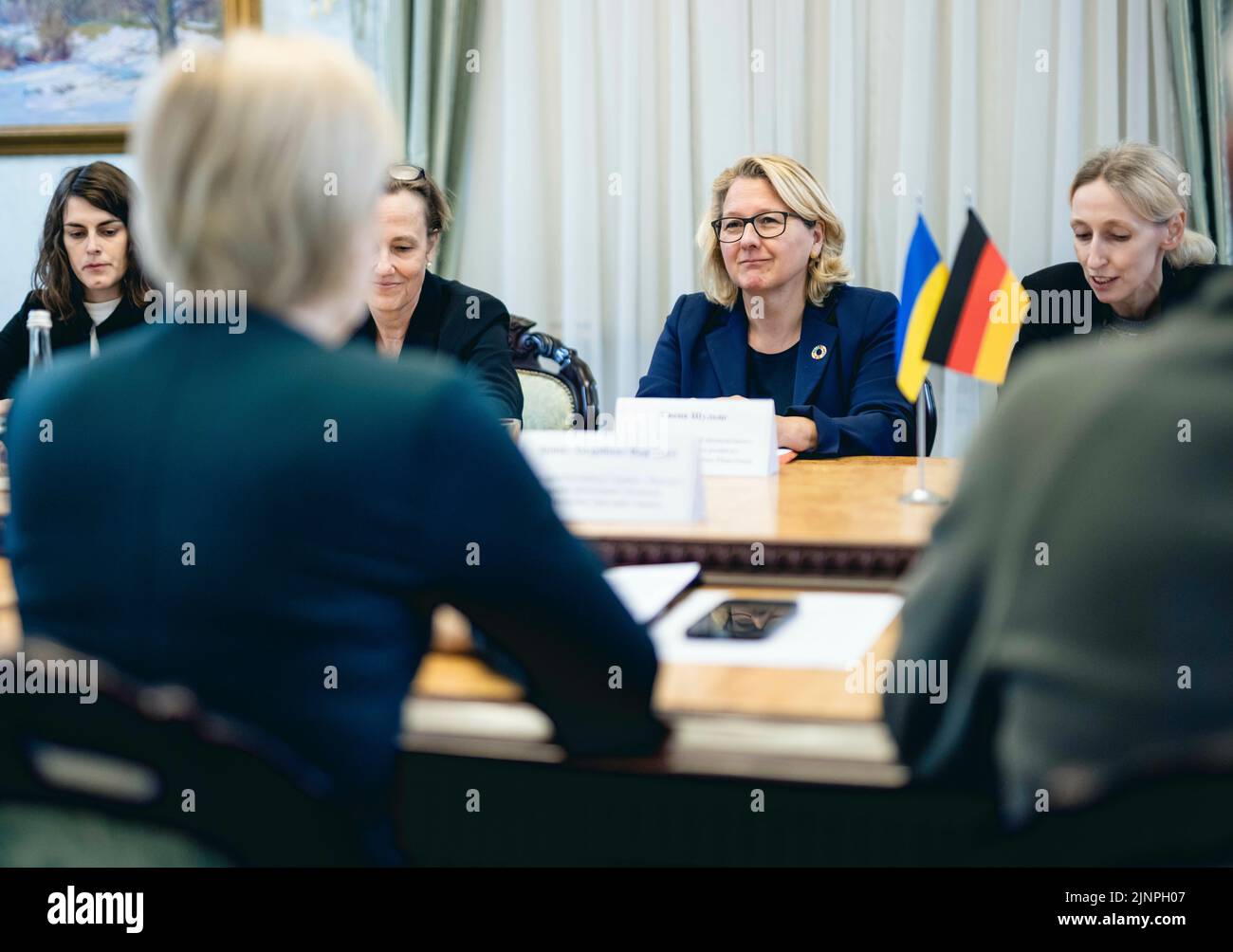 Federal Development Minister Svenja Schulze (SPD) meets Deputy Prime ...