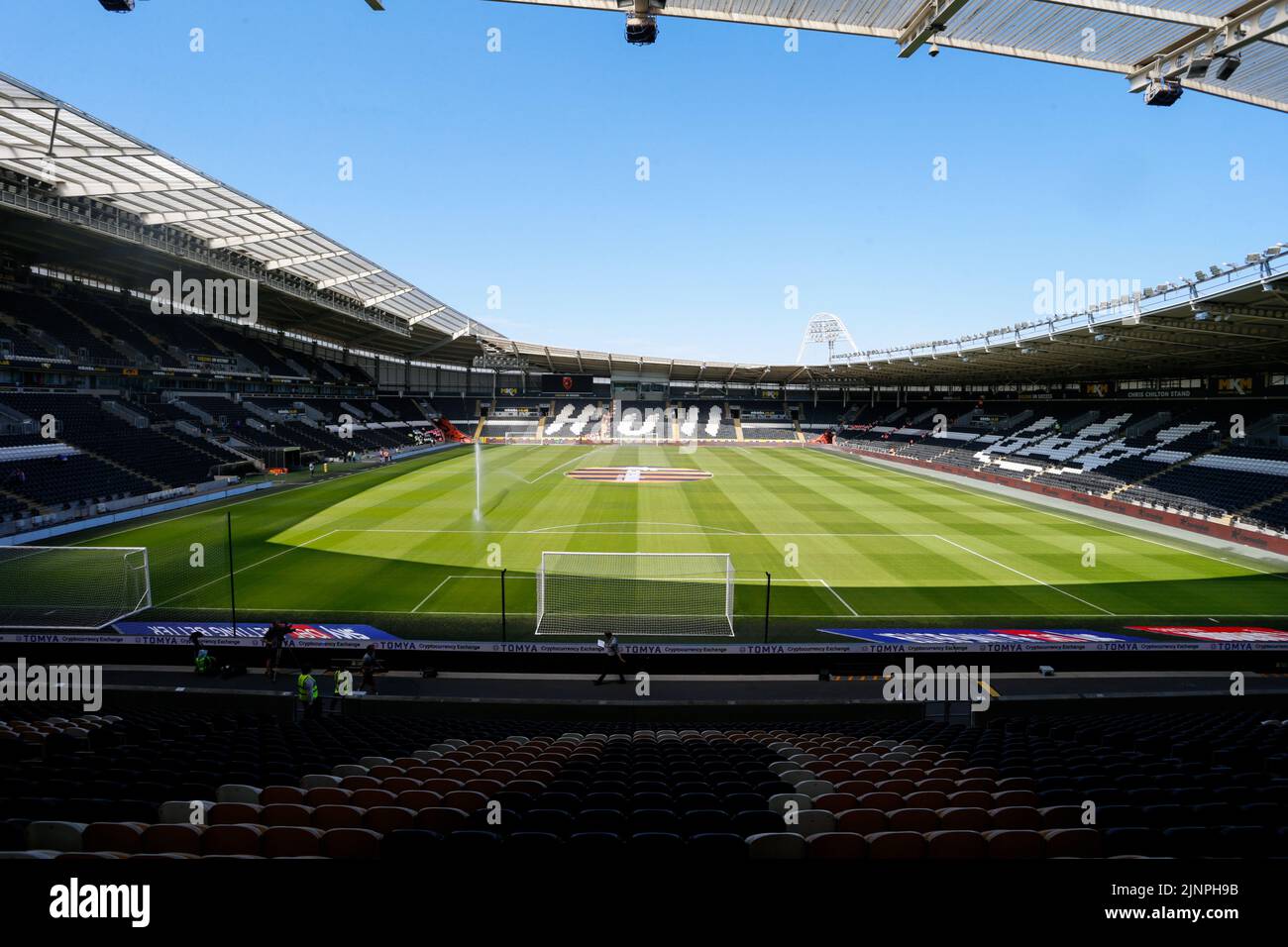 General interior view of MKM stadium, home stadium of Hull City Stock ...