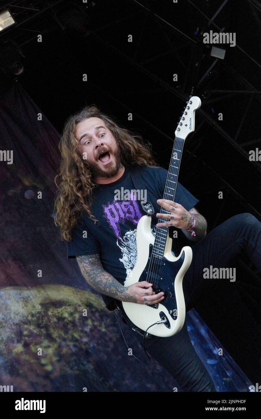 Catton Park, UK, 13 Aug, 2022, Baest open the Saturday morning on the ...