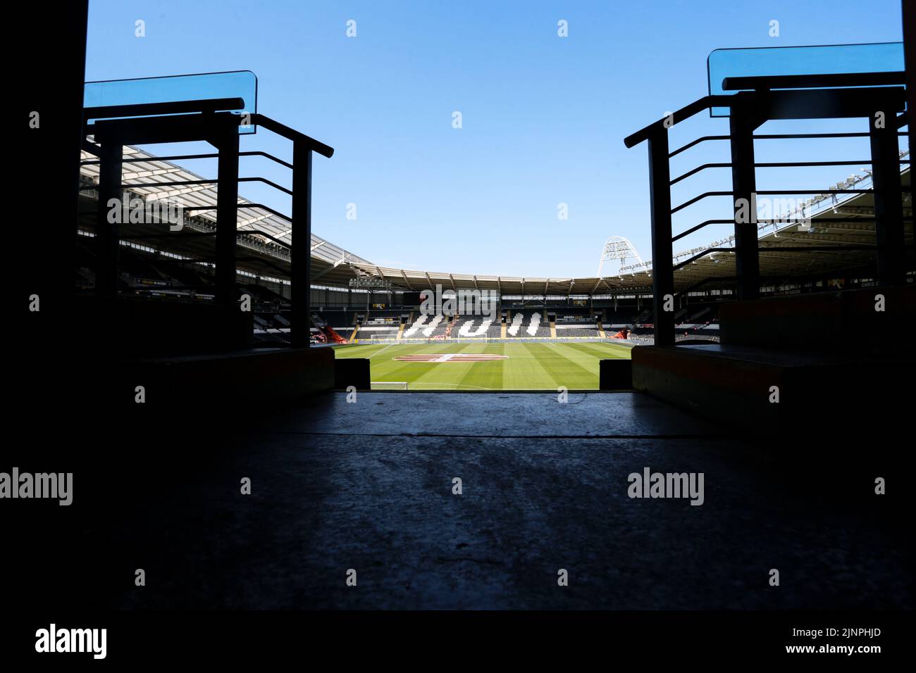 General interior view of MKM stadium, home stadium of Hull City Stock ...