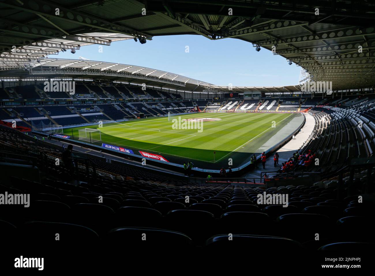 General interior view of MKM stadium, home stadium of Hull City Stock ...
