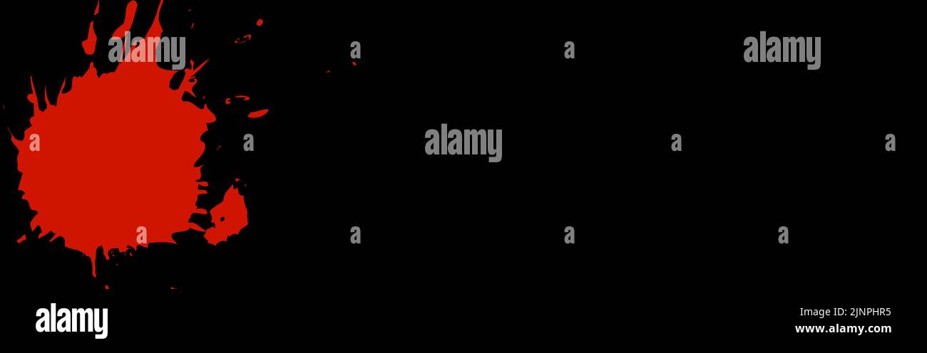 Halloween banner (for smartphones), horror style with blood splatter ...