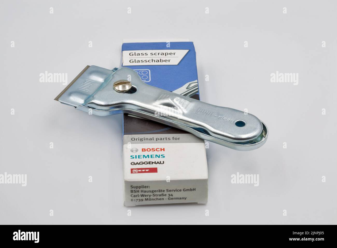 Kyiv, Ukraine - May 06, 2022: New Bosch Siemens glass scraper for ...