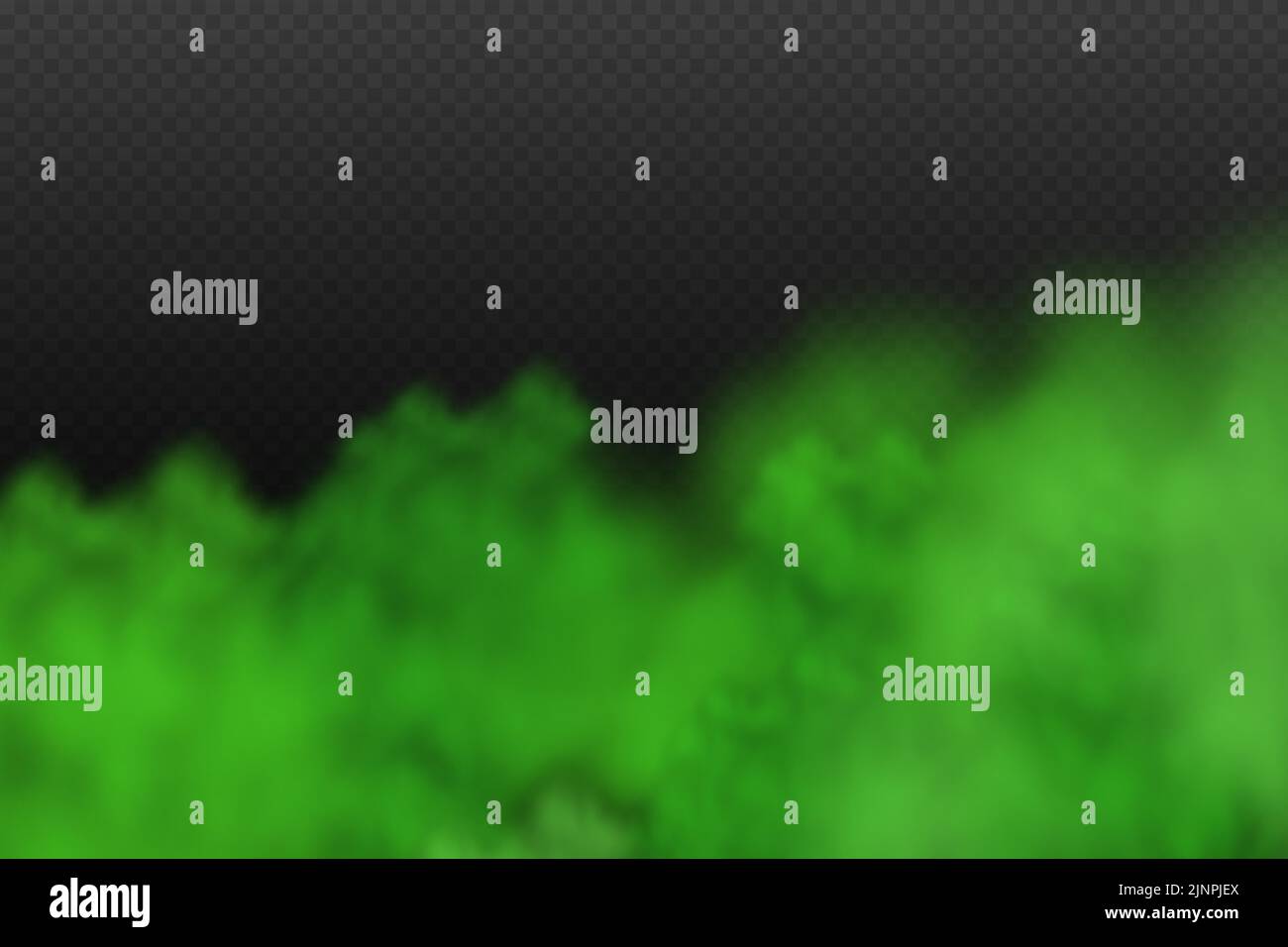 Realistic vector isolated on transparent background. Dust green ...