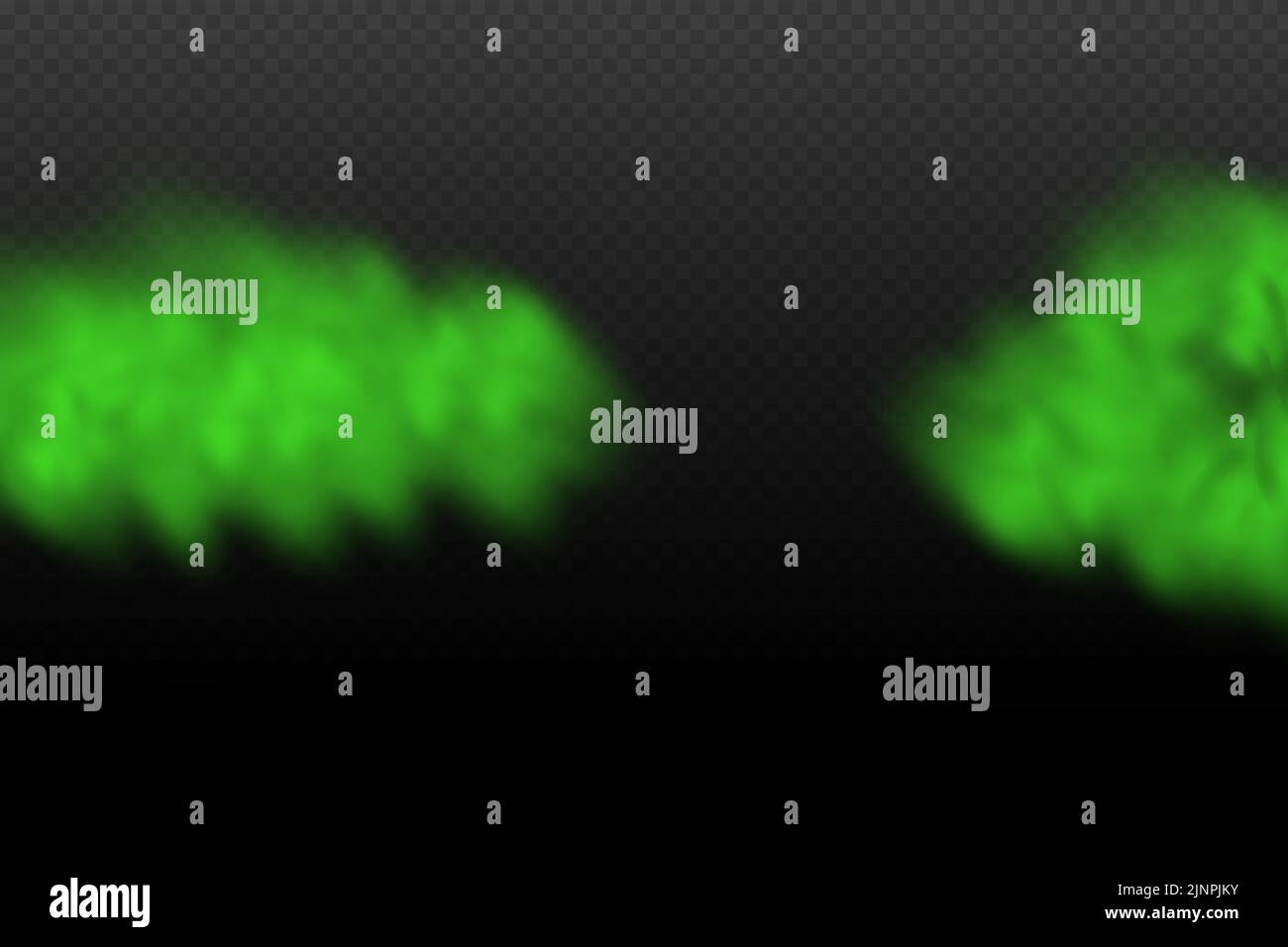 Realistic vector isolated on transparent background. Dust green ...