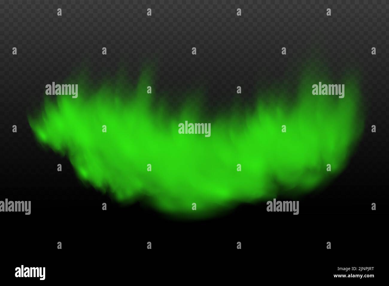 Realistic vector isolated on transparent background. Dust green ...