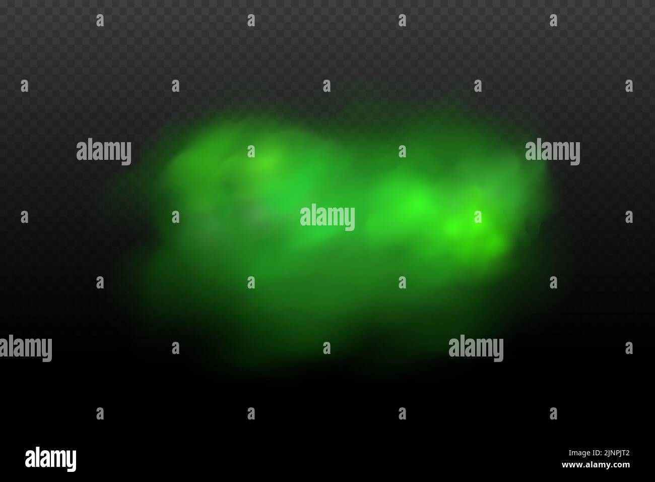 Realistic vector isolated on transparent background. Dust green ...