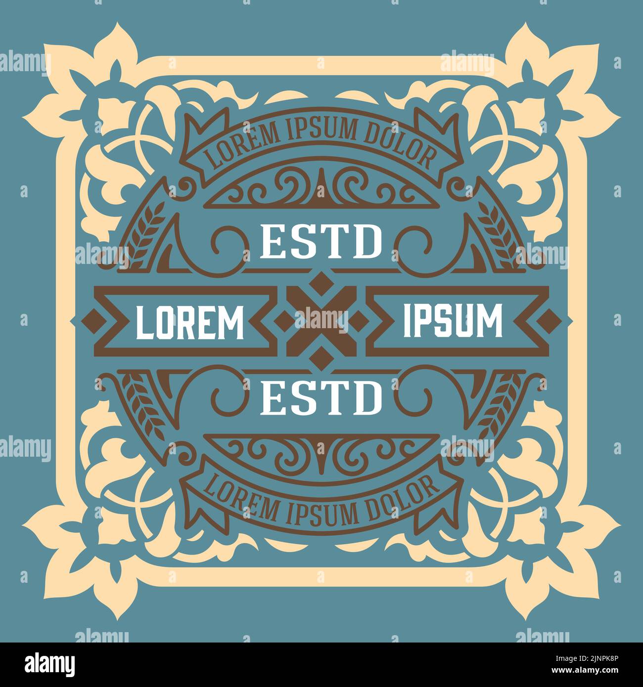Western card with vintage style Stock Vector Image & Art - Alamy