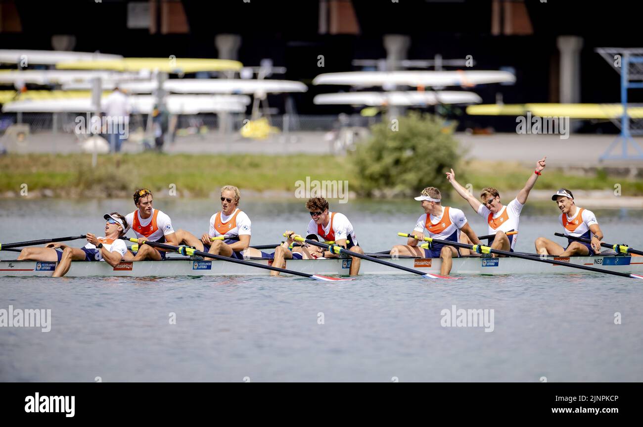 MUNICH - Nicolas Sprang, Lennart van Lierop, Abe Wiersma, Jacob van de ...