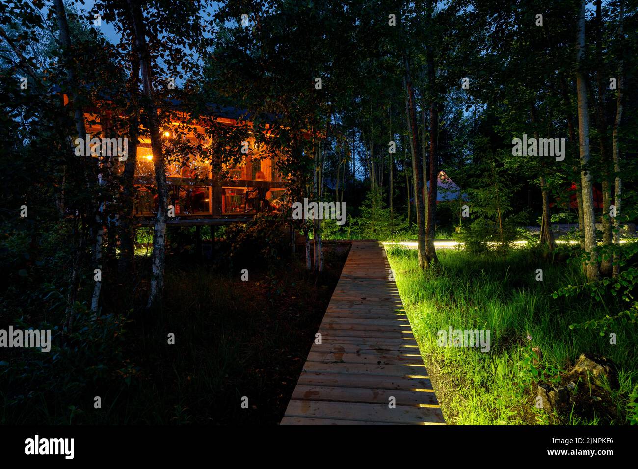 Night time glamping hi-res stock photography and images - Alamy