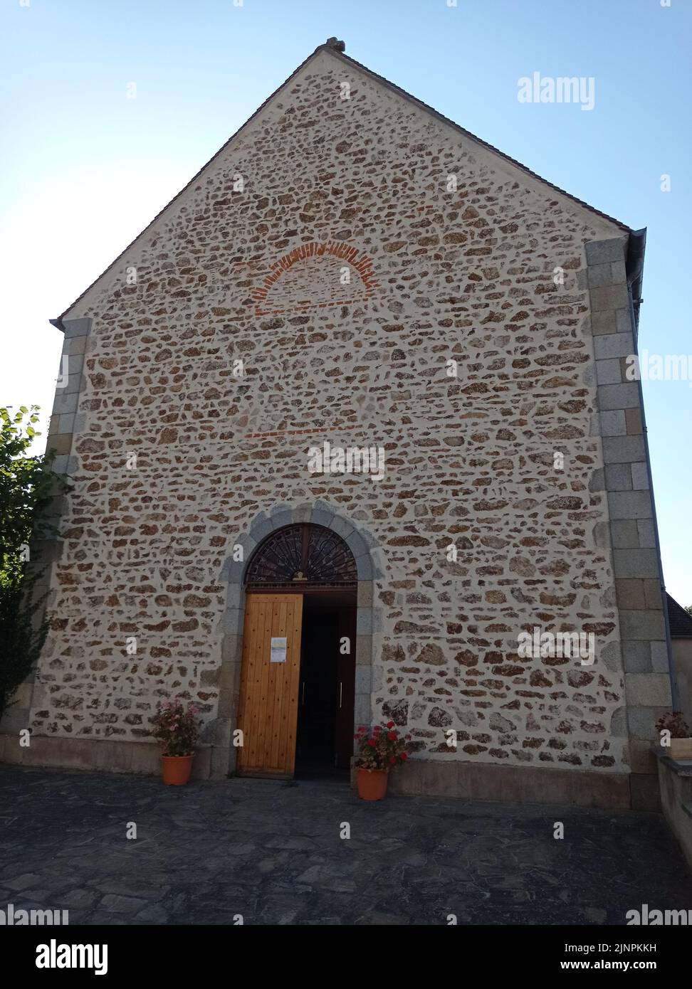Chapelle Sainte Radegonde, Baudelière, Allier, France Stock Photo - Alamy