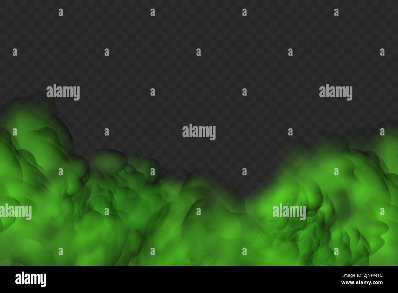 Realistic vector isolated on transparent background. Dust green ...