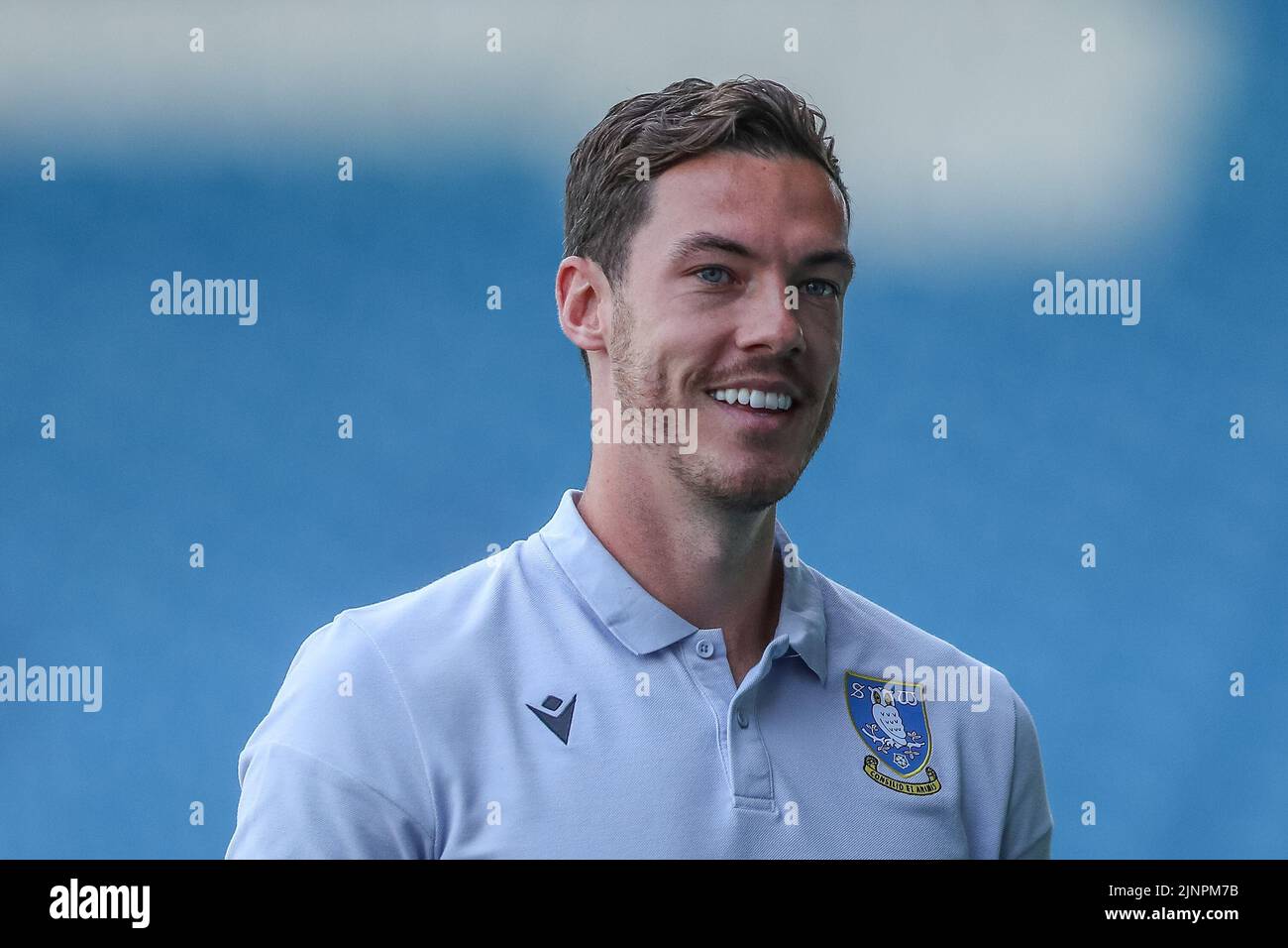 Ben Heneghan #5 of Sheffield Wednesday arrives at the game prior to ...