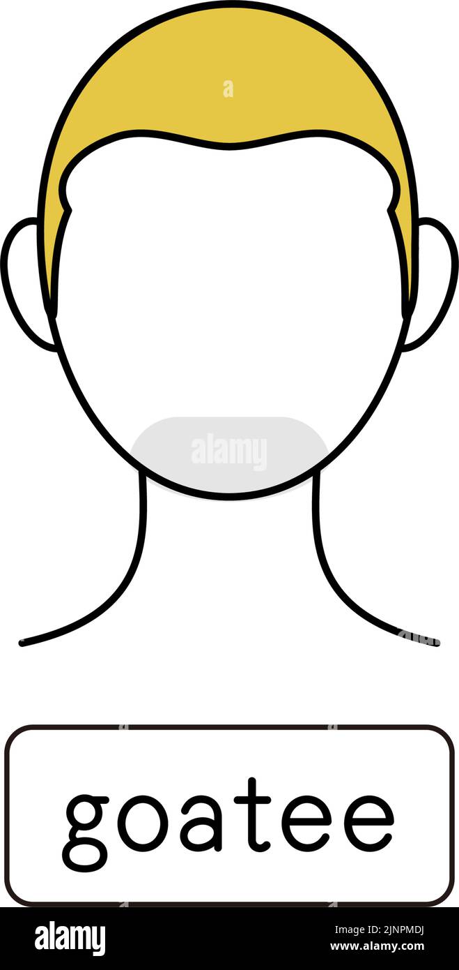 Flat chin Stock Vector Images - Alamy