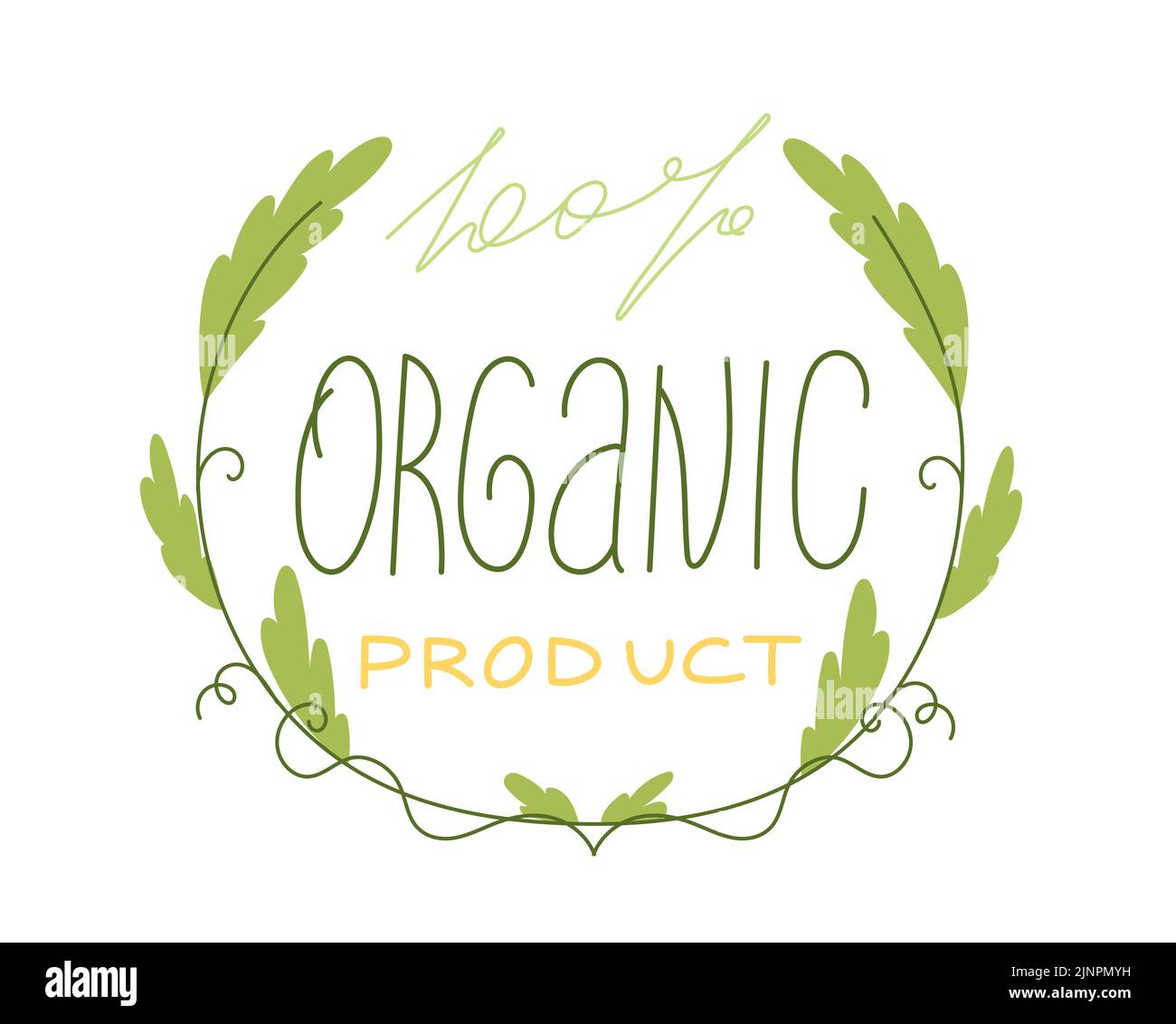 Organic product, natural product sign Stock Vector Image & Art - Alamy