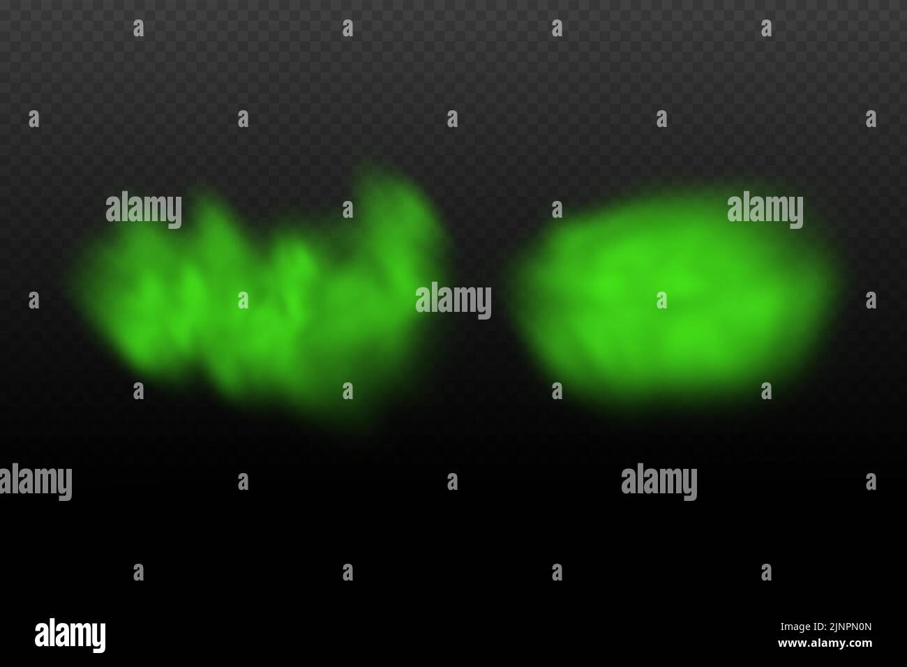 Realistic vector isolated on transparent background. Dust green ...