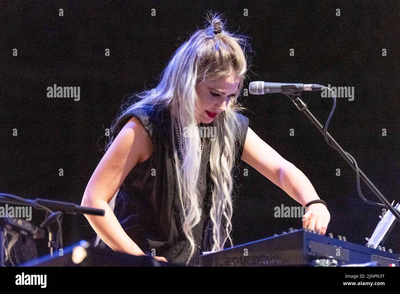 Beatrice Antolini during the Italian singer Music Concert Manuel ...
