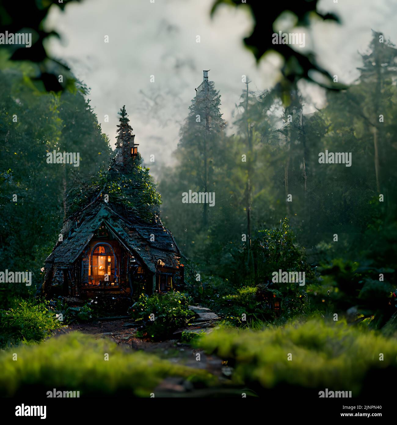 Creepy cottage inside hi-res stock photography and images - Alamy