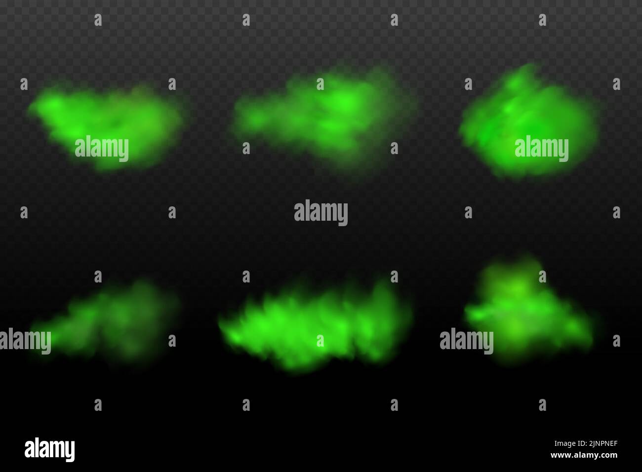 Realistic vector isolated on transparent background. Dust green ...