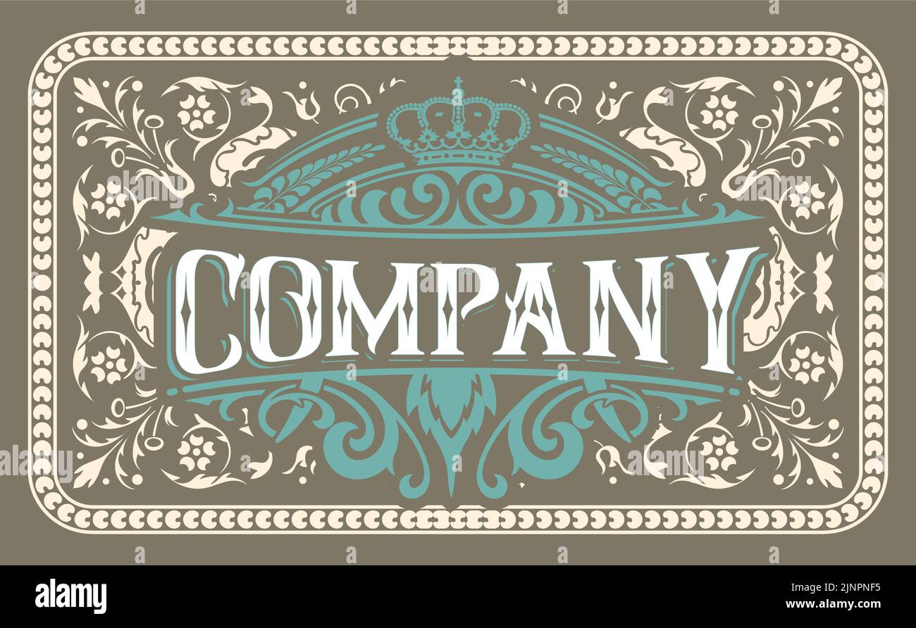 Western card with vintage style Stock Vector Image & Art - Alamy