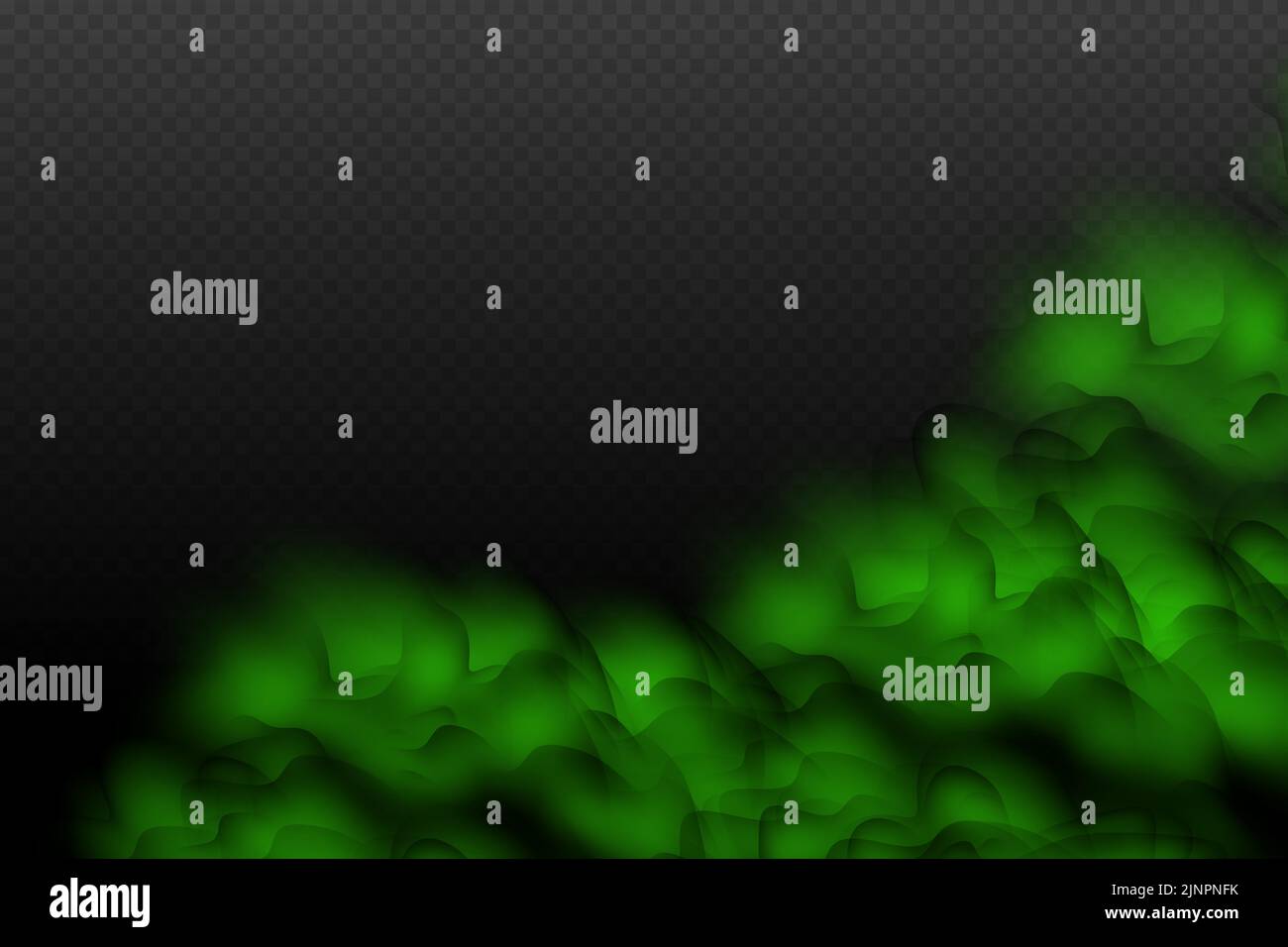 Realistic vector isolated on transparent background. Dust green ...