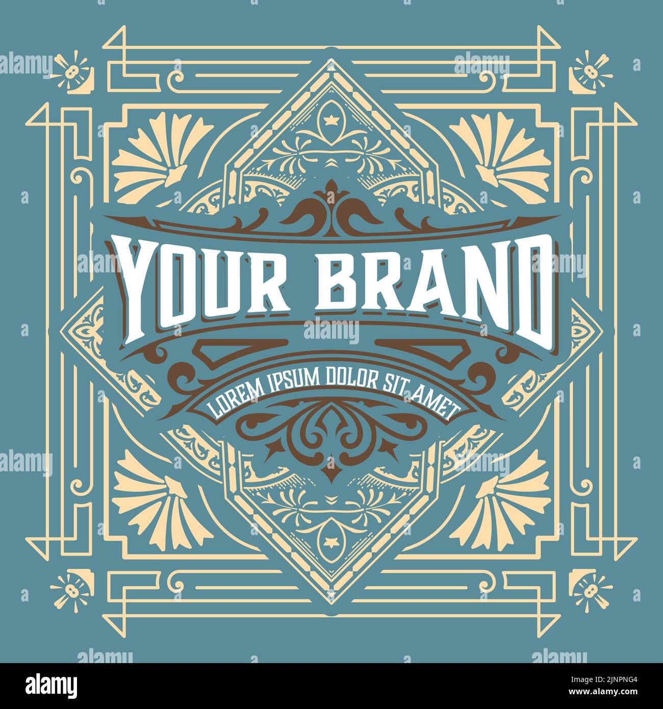 Western card with vintage style Stock Vector Image & Art - Alamy