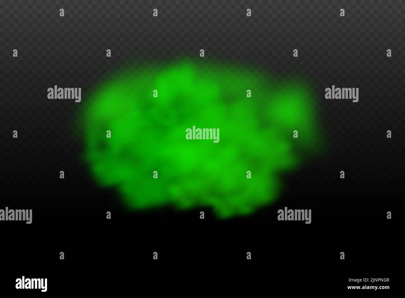 Realistic vector isolated on transparent background. Dust green ...