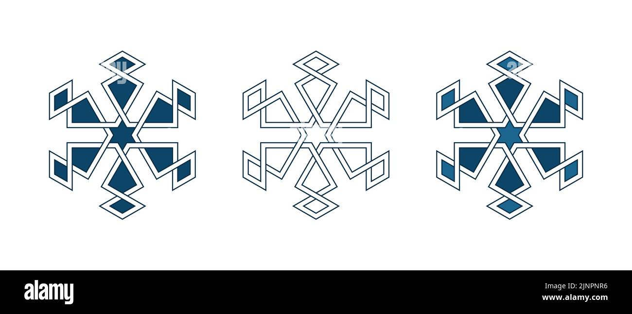 Persian geometric mosaic rosettes for Ramadan card Stock Vector Image ...