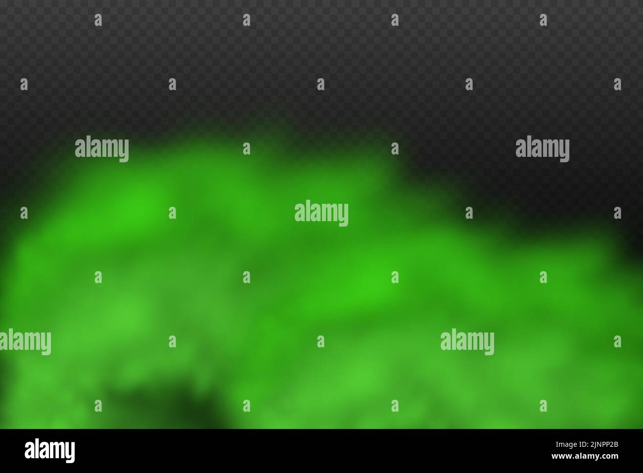 Realistic vector isolated on transparent background. Dust green ...