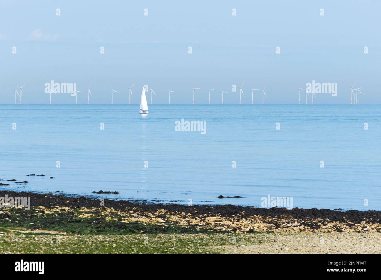 Wind farm boat hi-res stock photography and images - Alamy