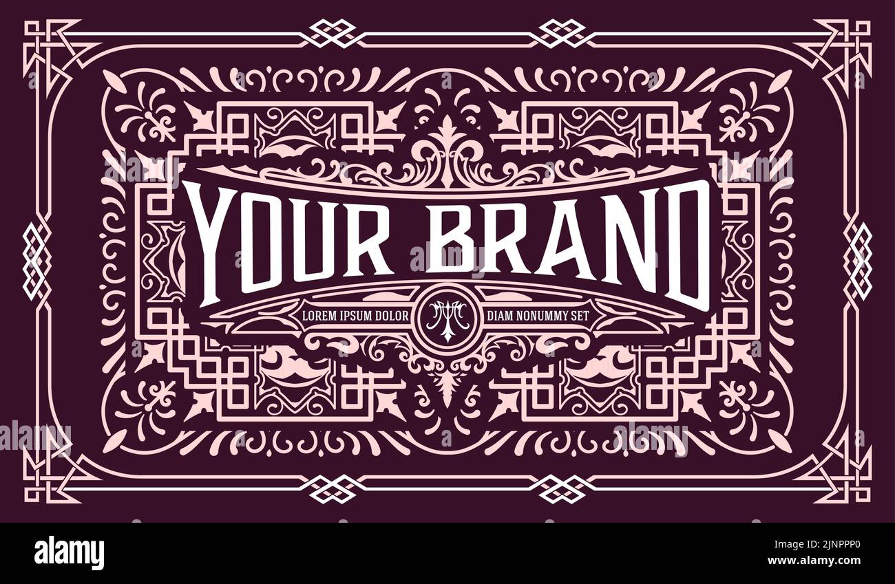 Western card with vintage style Stock Vector Image & Art - Alamy