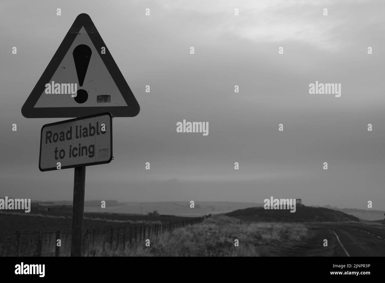 Warning road sign Stock Photo - Alamy Warning road sign Stock Photo - Alamy