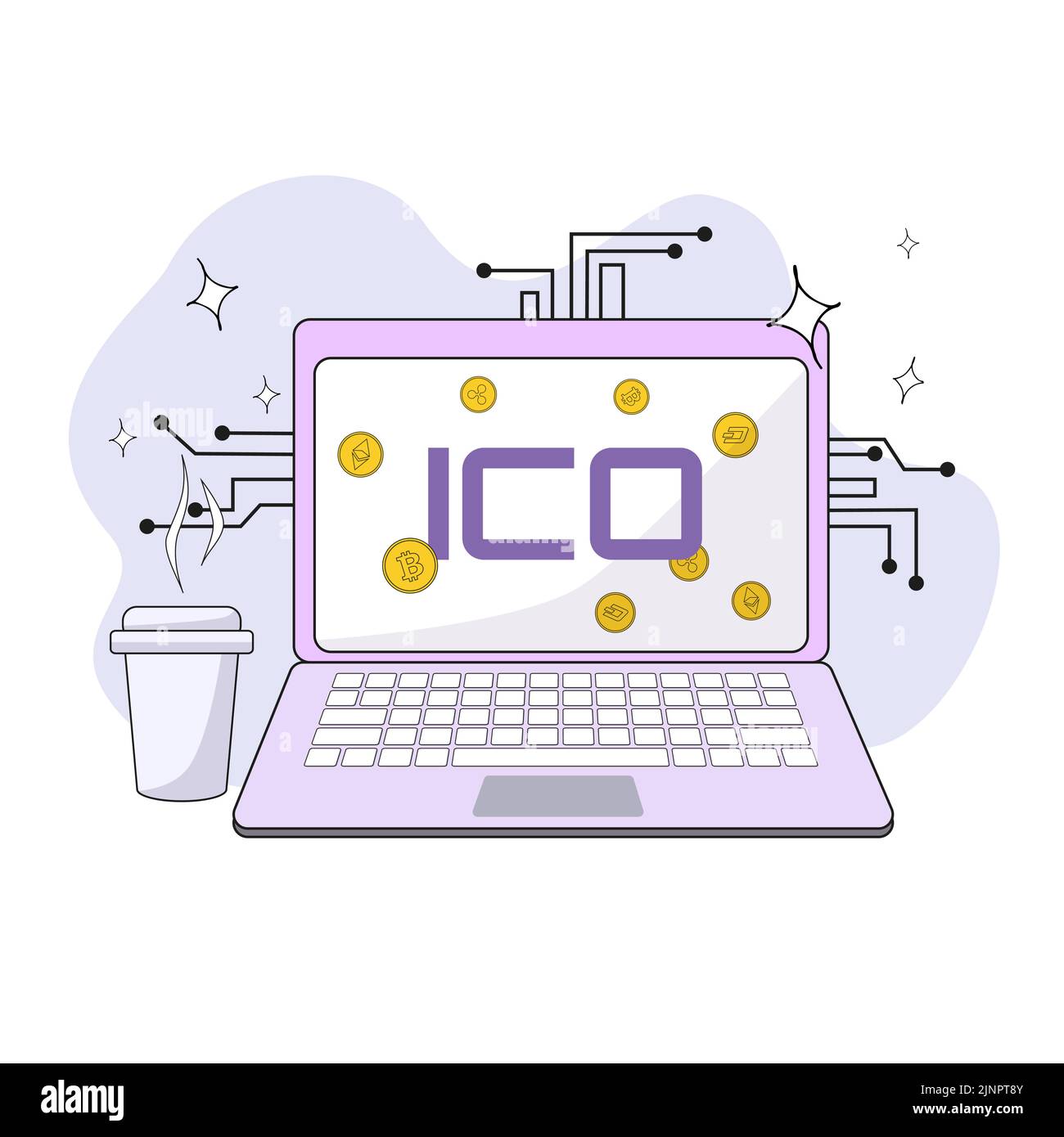 Inscription blockchain on background Cut Out Stock Images & Pictures ...