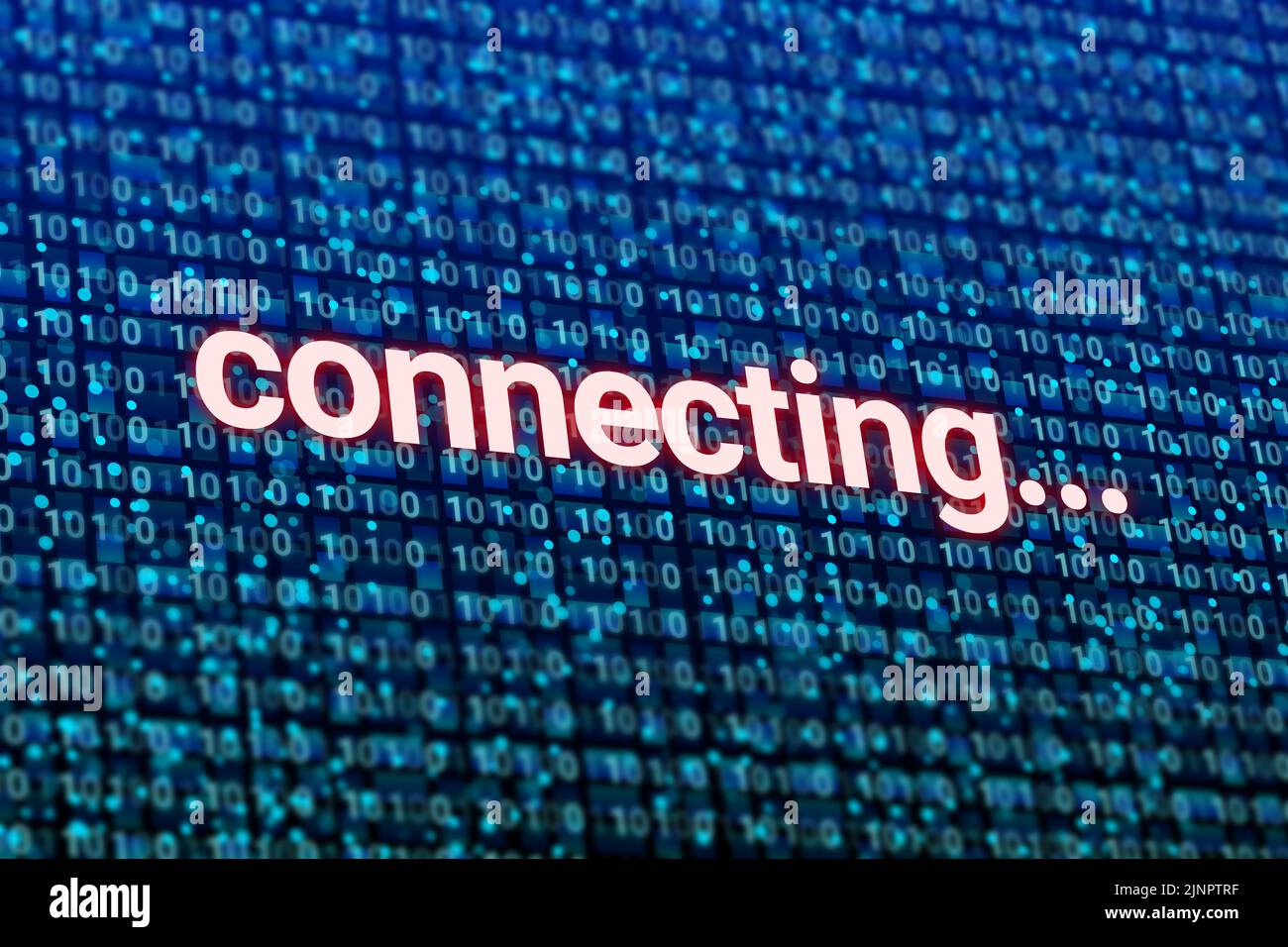 connecting digital technology bright background with computer code ...