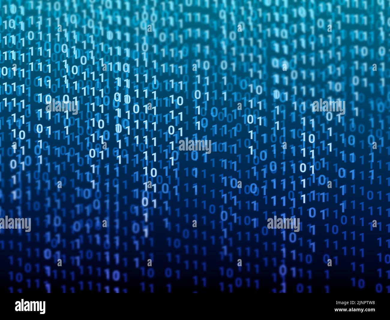 3d digital number background illustration with bright light. concept ...