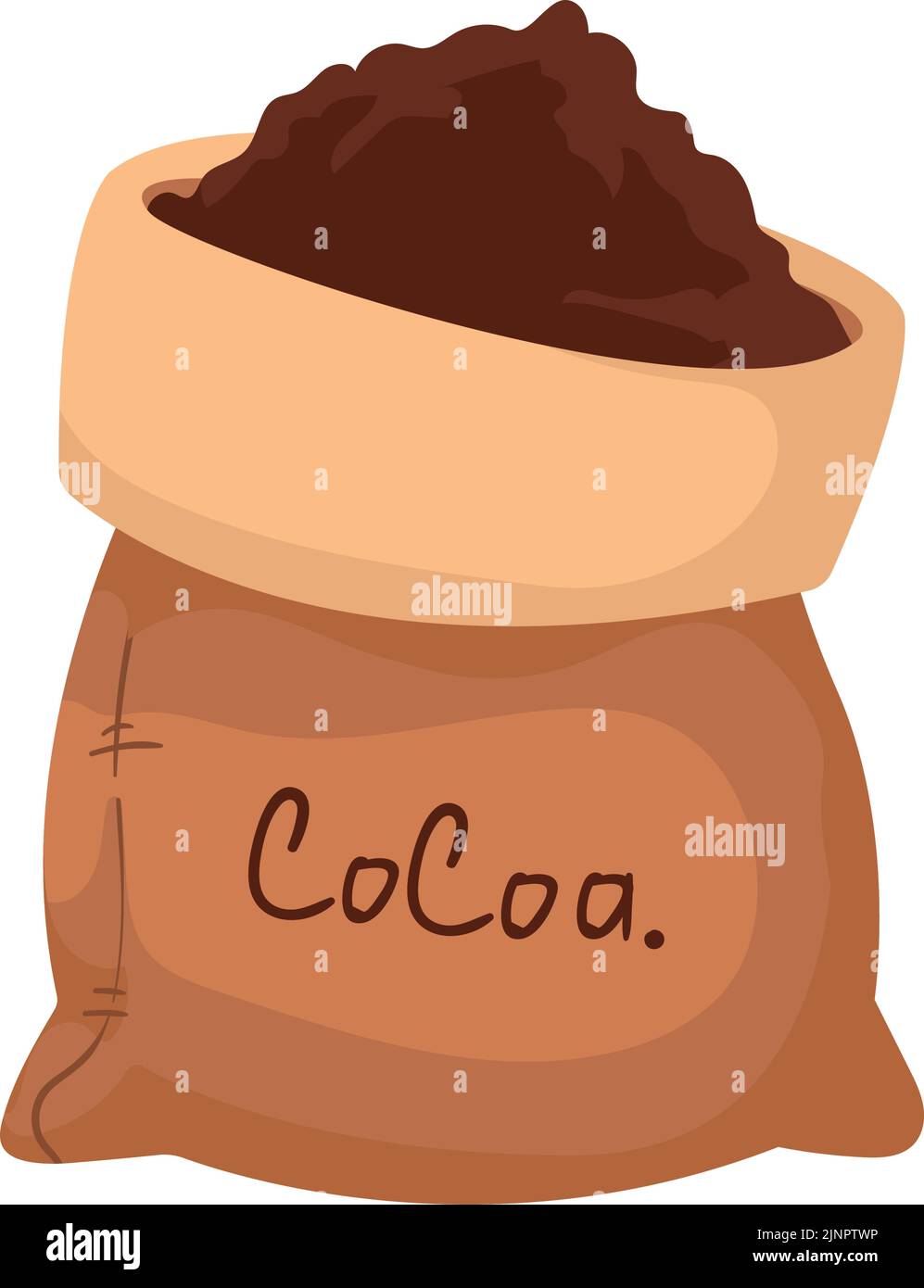 cocoa sack with seeds Stock Vector Image & Art - Alamy