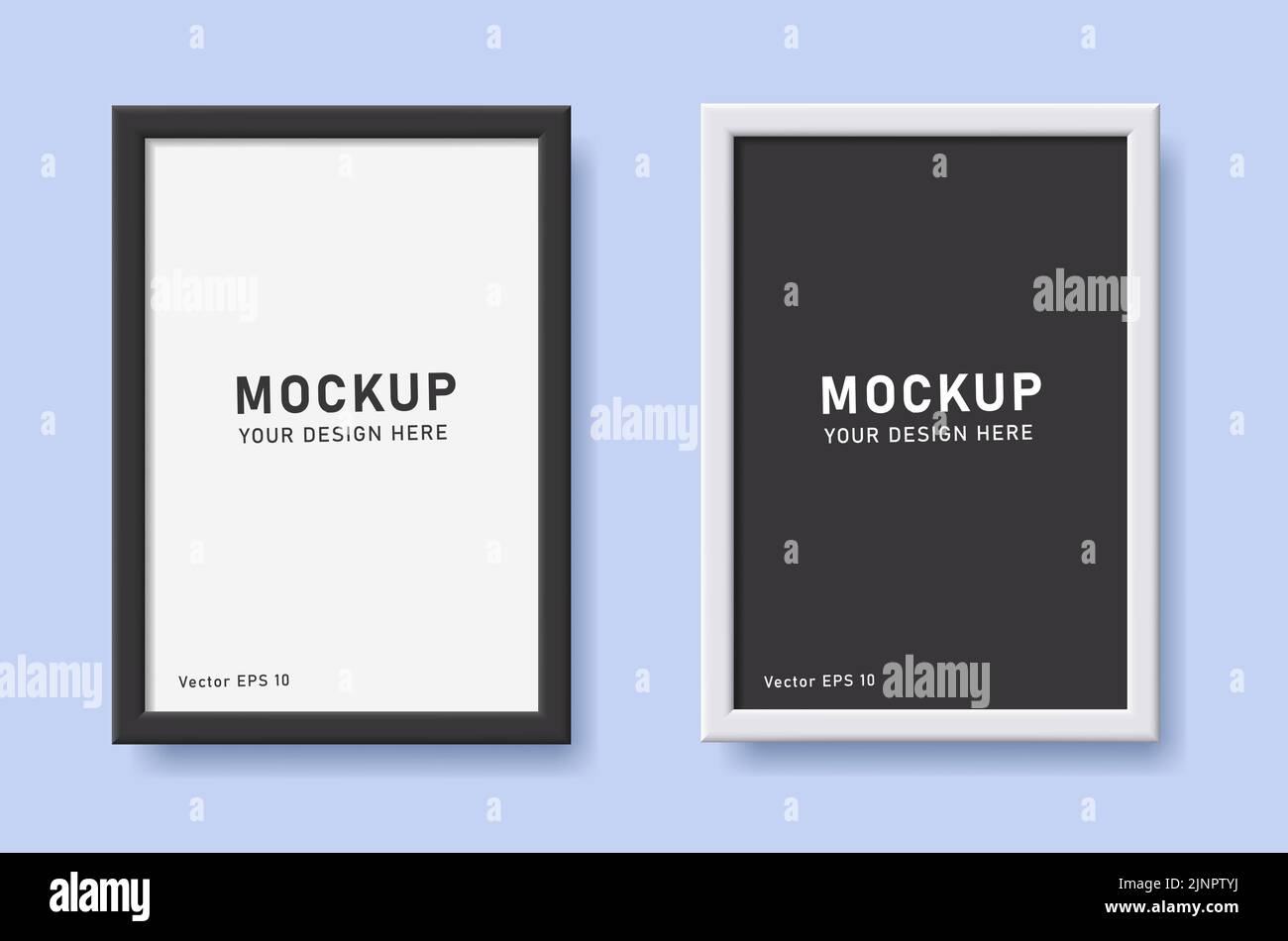 Mockup poster frame in Stock Vector Images - Alamy