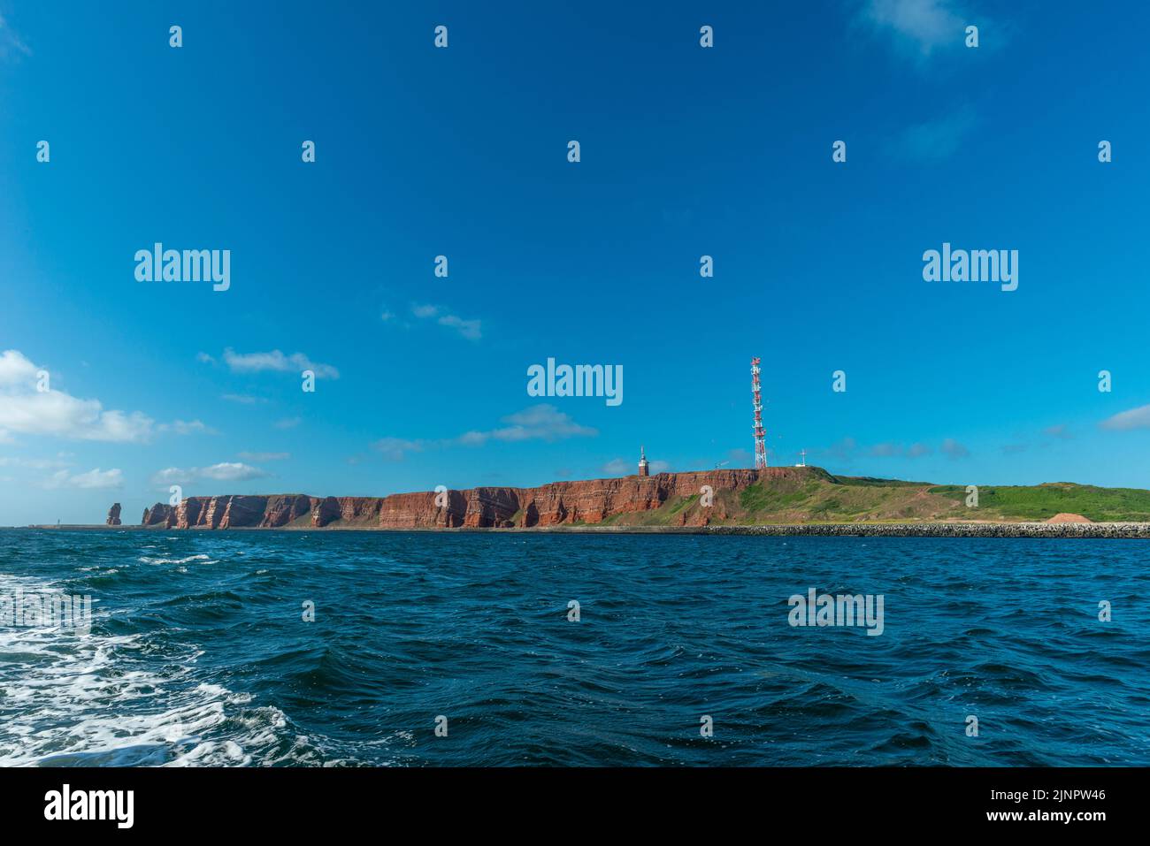 Panorama photo ho the high Seas island and health resort Heligoland ...