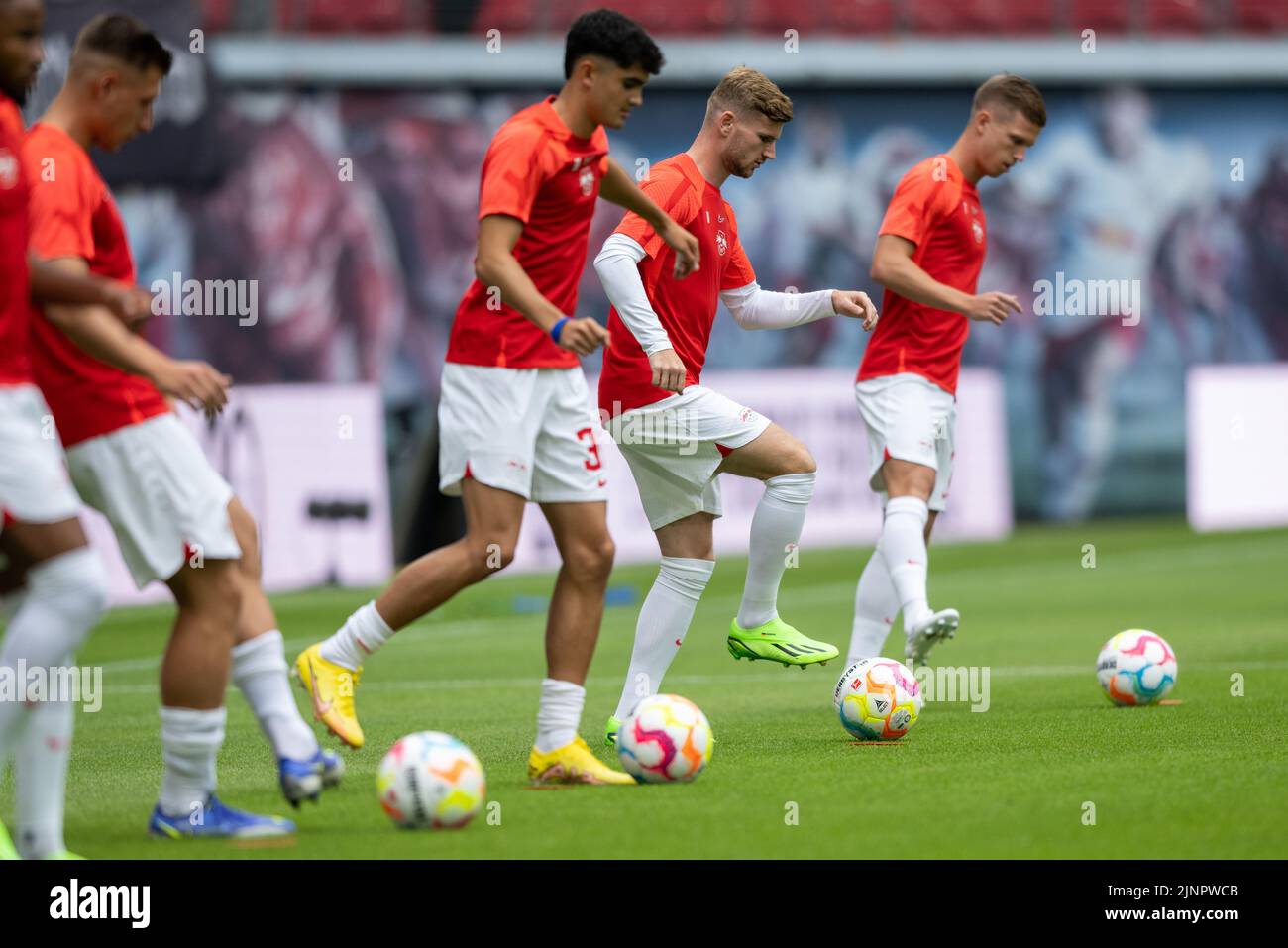 Leipzig, Germany. 13th Aug, 2022. Soccer: Bundesliga, RB Leipzig - 1 ...